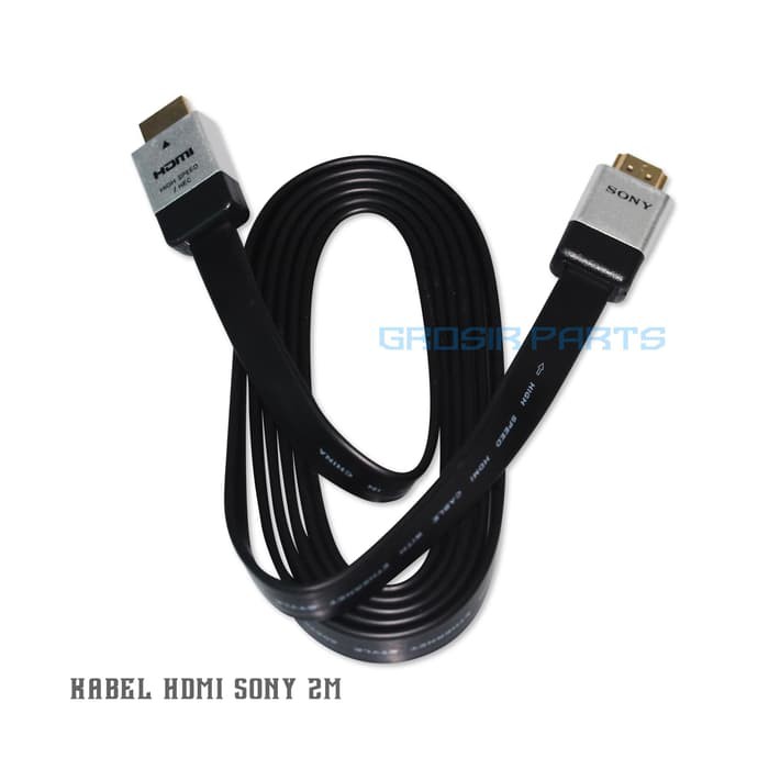 Jual Kabel Hdmi Sony 2m Flat / Full Hd 3d 2 Meter | Shopee Indonesia