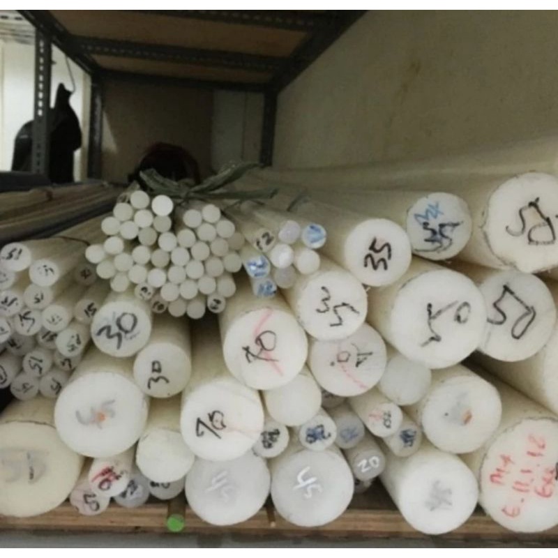 Jual Nylon Pe Rod Batangan Polyethylene diameter 40mm panjang 100cm | Shopee Indonesia