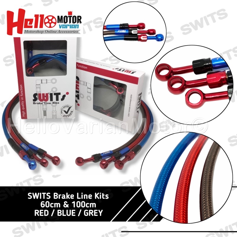 Jual Selang Rem Motor SWITs Ukuran 60cm & 100cm | Shopee Indonesia