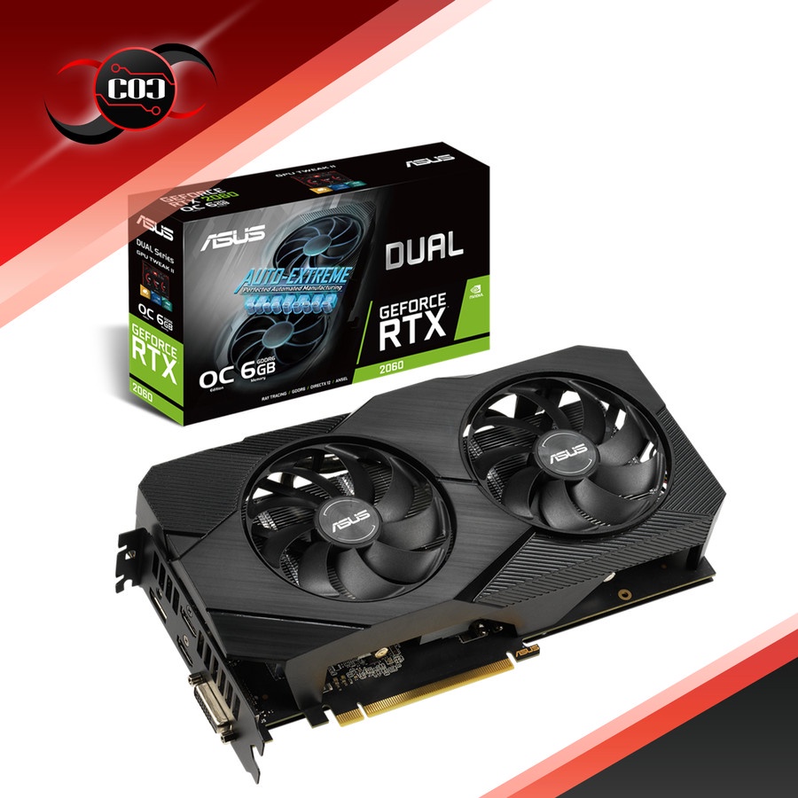 Jual ASUS DUAL RTX 2060 6GB Evo OC | Shopee Indonesia