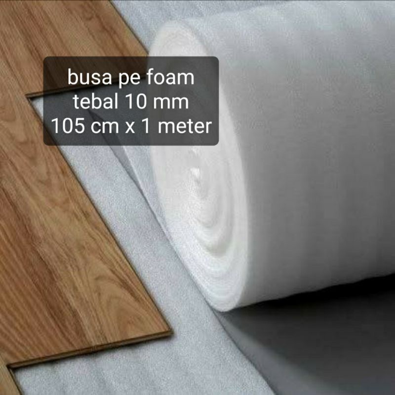 Jual busa pe foam 10 mm uk. 105 cm x 1 meter | Shopee Indonesia