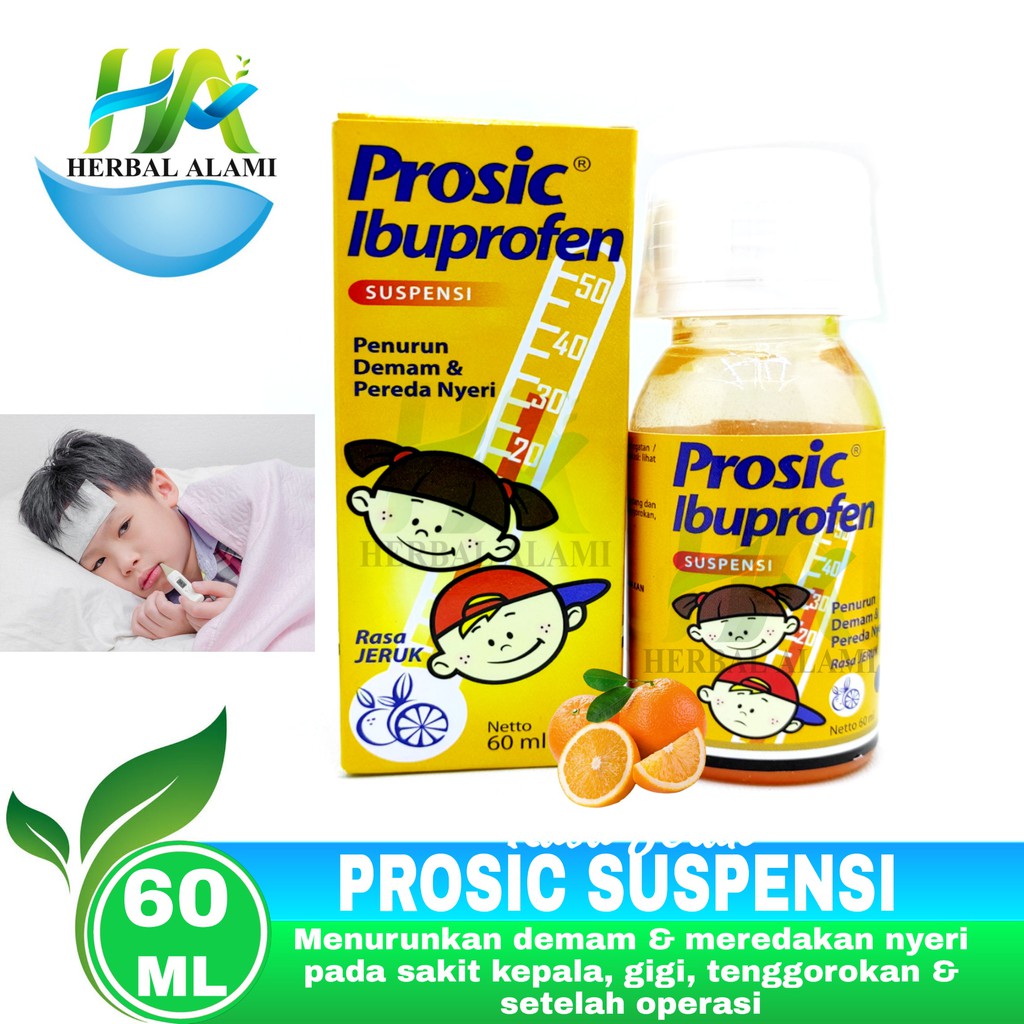Jual Prosic Ibuprofen - Obat Demam Dan Meredakan Nyeri Pada Anak ...
