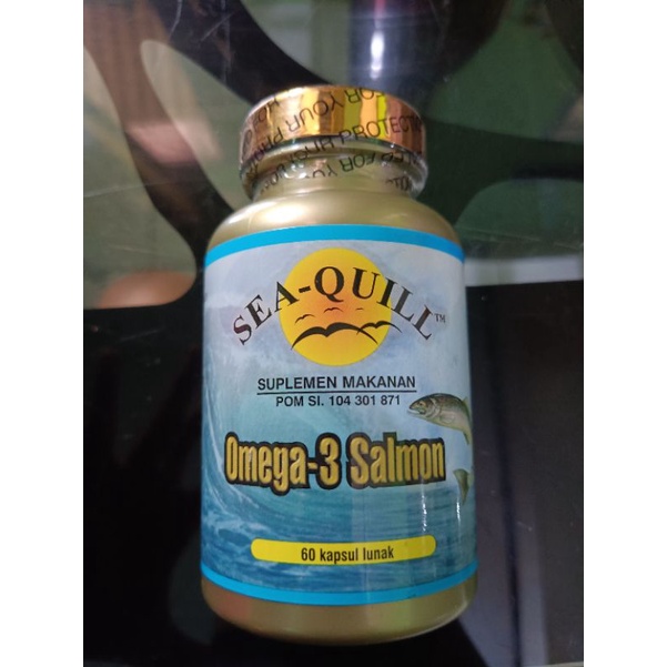 Jual Sea Quill Omega-3 Salmon 60 kapsul | Shopee Indonesia