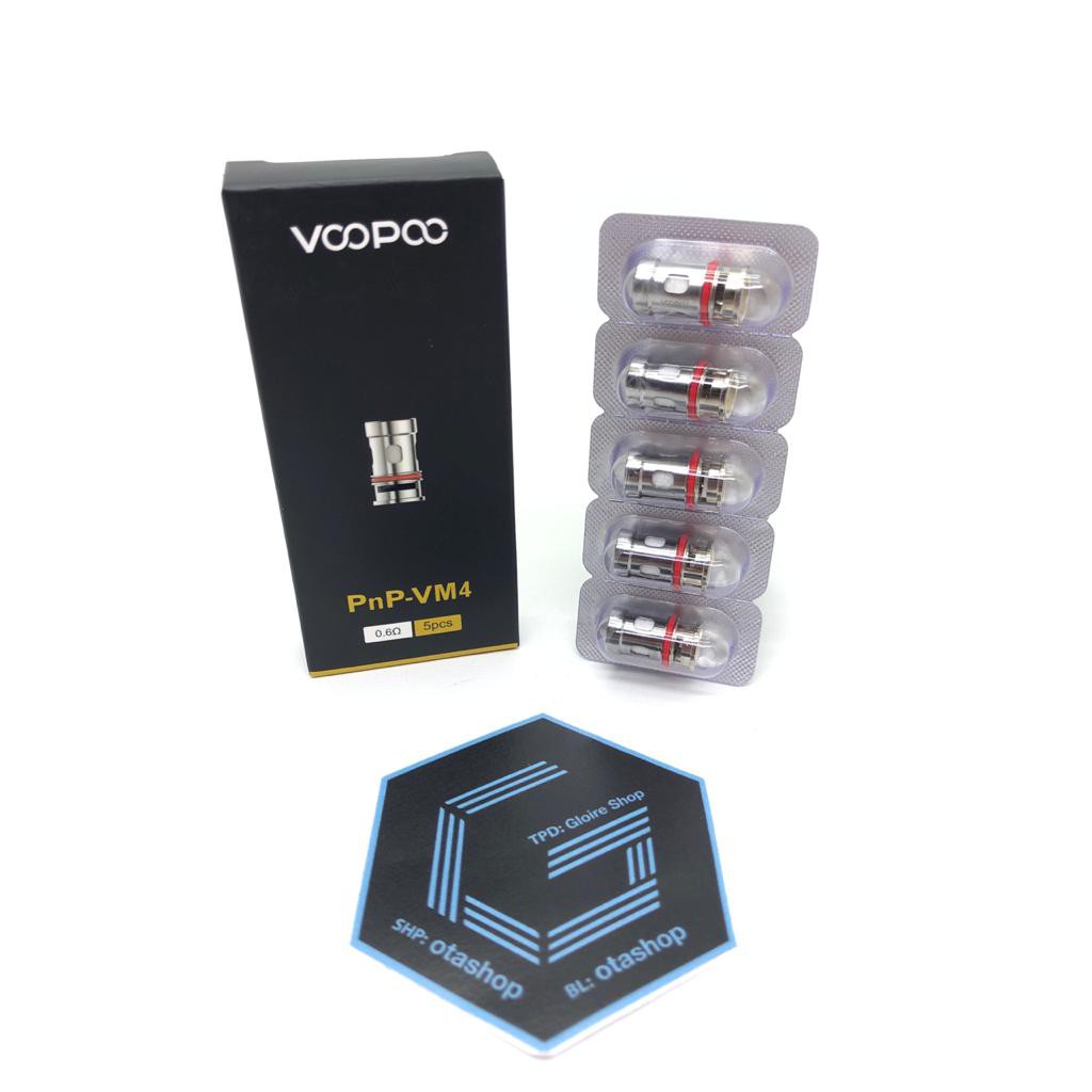 Jual COIL Voopoo PNP VM4 0.6ohm 20-28w Replacement 0.6 ohm Vinci x r ...