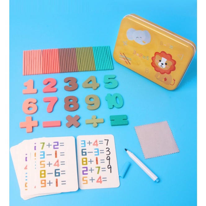 Jual Mathematics Toy Set Matematik Montessori box | Shopee Indonesia