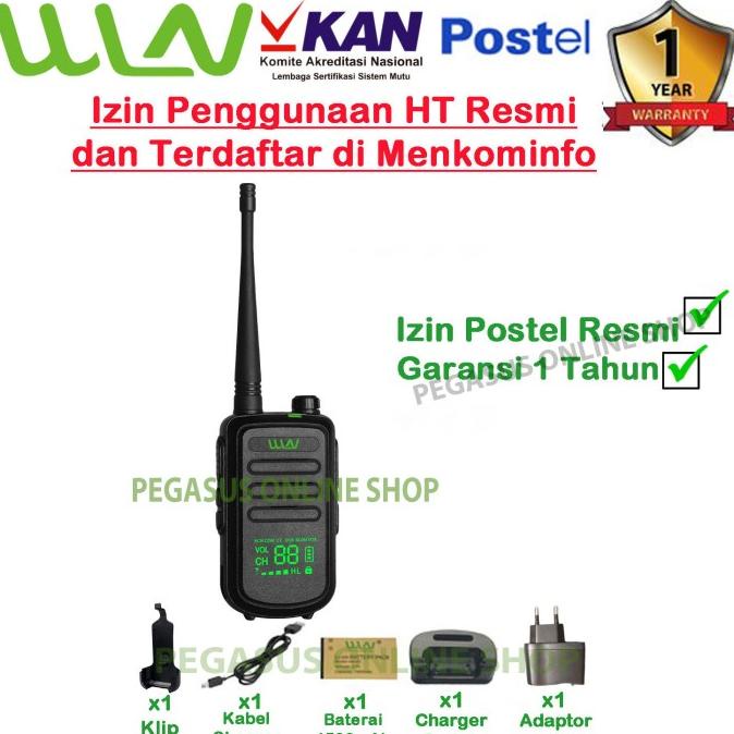 Jual Ht Satuan Walkie Talkie Two-Way Radio Wln Layar Led Kd - C100Uht ...