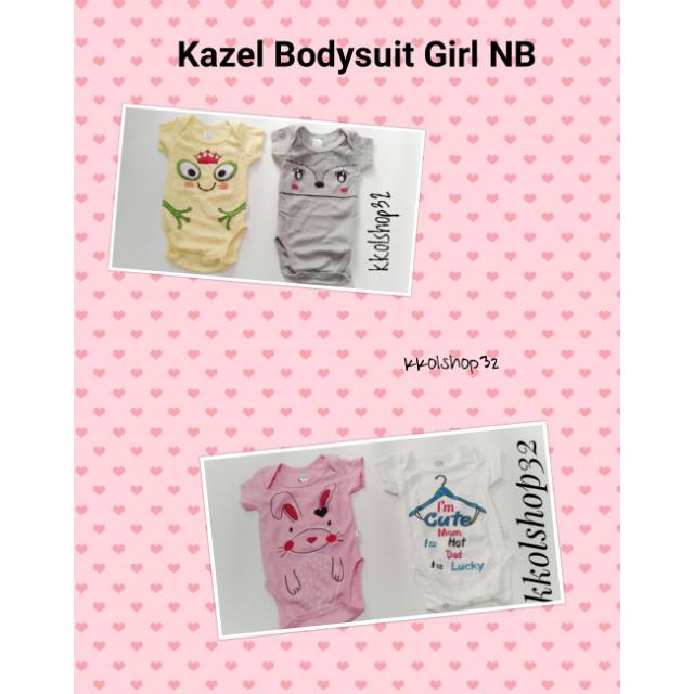 Jual Kazel Jumper Bodysuit Girl NB | Shopee Indonesia