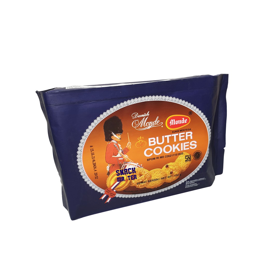 Jual Monde Butter Cookie Pack Besar - Netto 150 gr | Shopee Indonesia