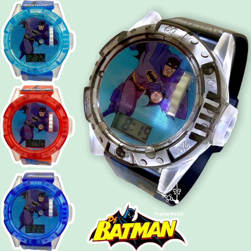 Jual jam tangan anak BATMAN ada Laser proyektor, Lampu, dan Musik juga ...