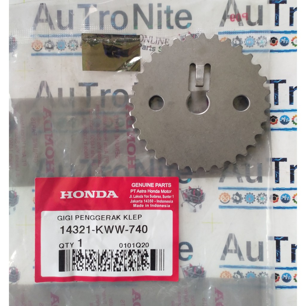 Jual Gear Sentrik Penggerak Klep SPROCKET CAM 32 T 14321-KWW-740 Honda ...