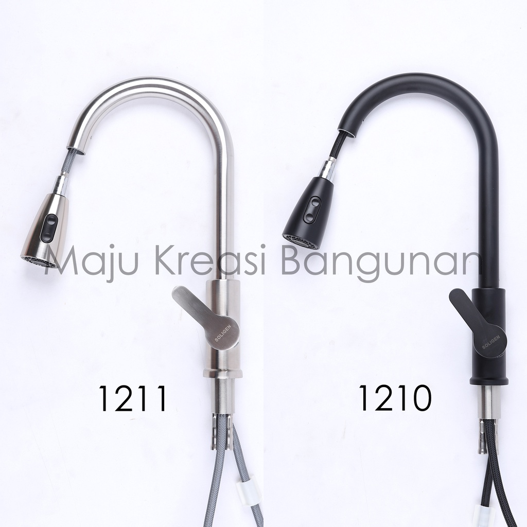 Jual Kran Angsa Tarik SOLIGEN Stainless Steel 304 Keran Cuci Piring ...