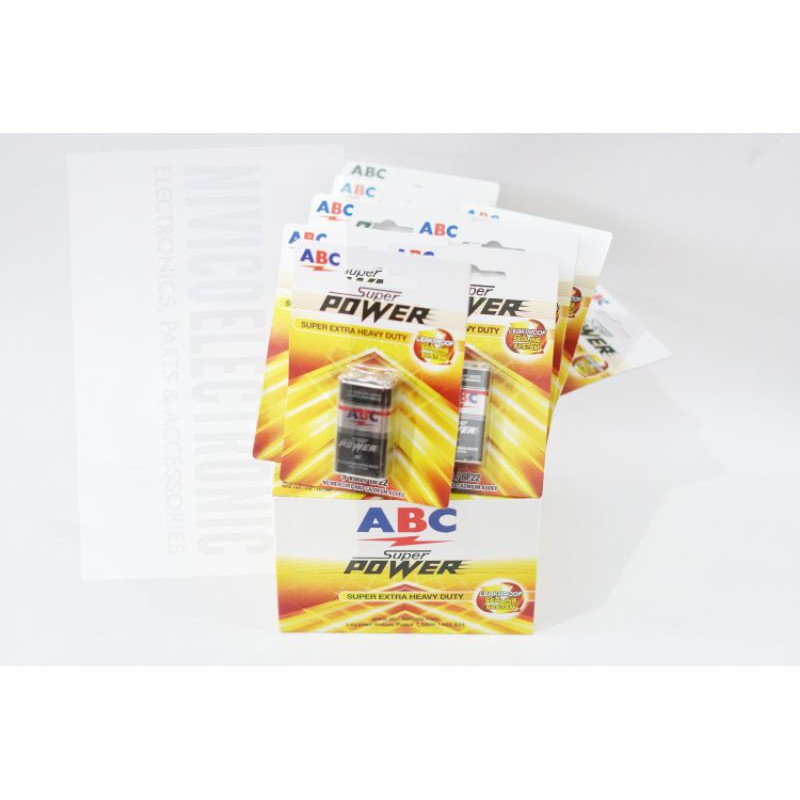 Jual Baterai ABC Super Power 9v kotak | Shopee Indonesia