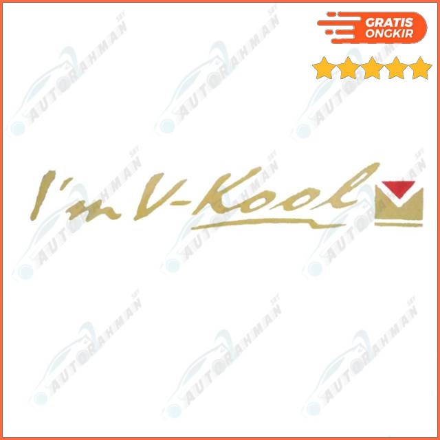Jual Stiker Mobil Riben Logo V-KOOL VKOOL Cutting Stiker | Shopee Indonesia