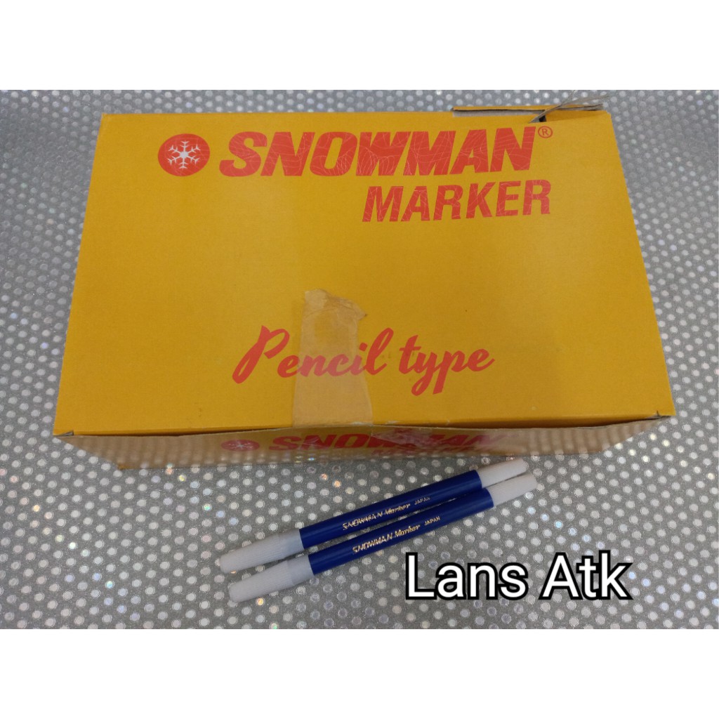 Jual Spidol Kecil Snowman PW1A - Biru Per Pcs | Shopee Indonesia
