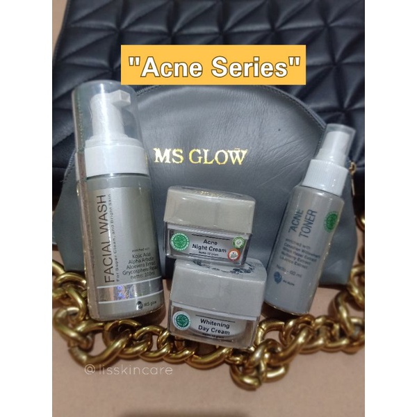 Jual PROMO PAKET ACNE SERIES SPESIAL GIVE MSGLOW / Acne Ms glow / untuk kulit berjerawat / Acne ...
