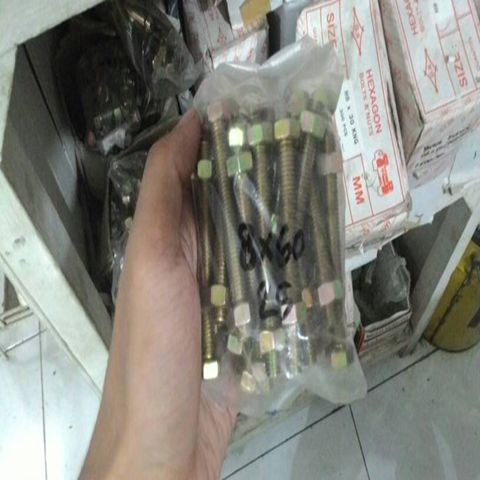 Jual baut mur kuningan 8x60 DISKON6 | Shopee Indonesia