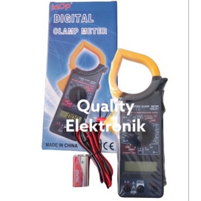 Jual CLAMP METER DIGITAL DT-266 merk KLOP | Shopee Indonesia