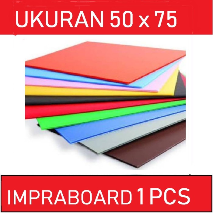 Jual Impraboard/corrugated board 3mm uk 50cm x 75cm | Shopee Indonesia