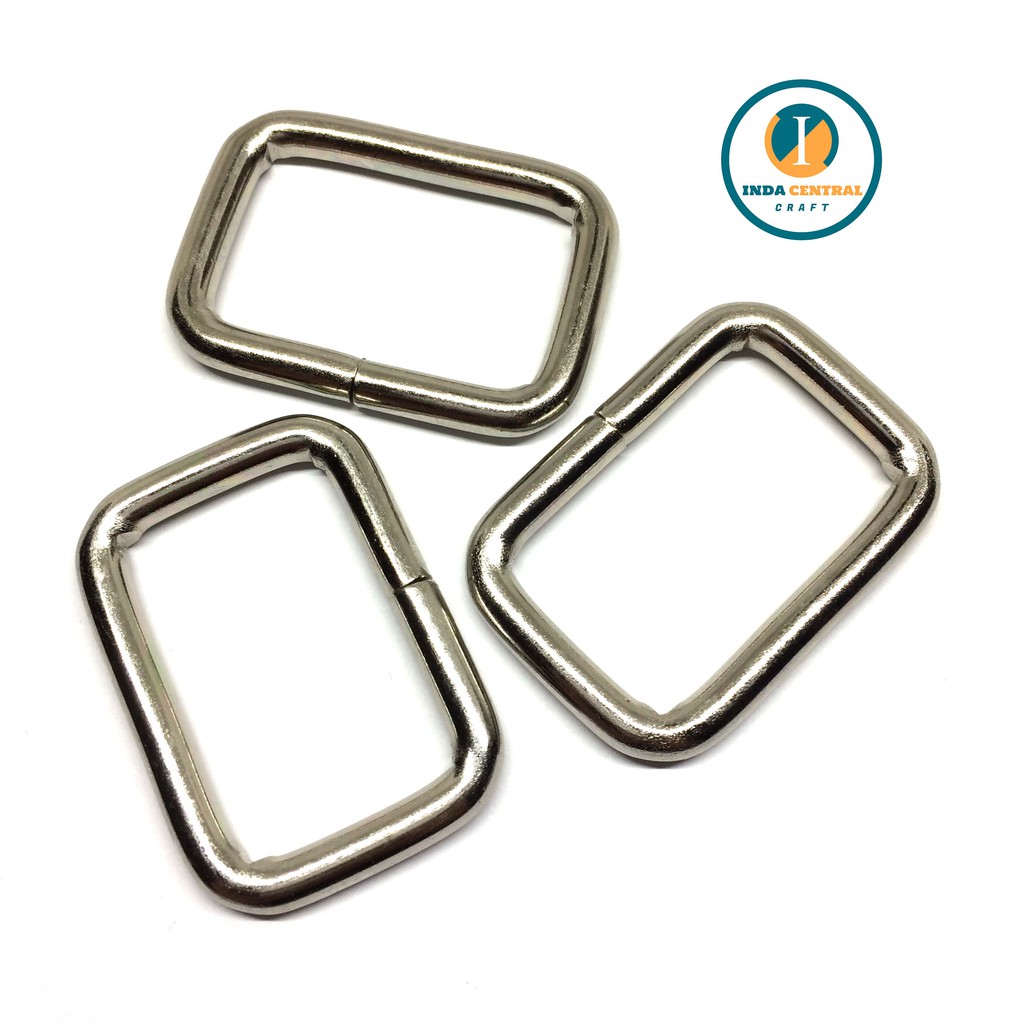 Jual RING KOTAK GESPER TAS BESI 3.0 CM TEBAL NIKEL | Shopee Indonesia
