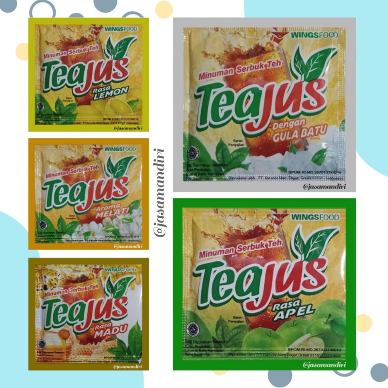 Jual Tea Jus Minuman Serbuk Instan sachet 10 x 7gr | Shopee Indonesia
