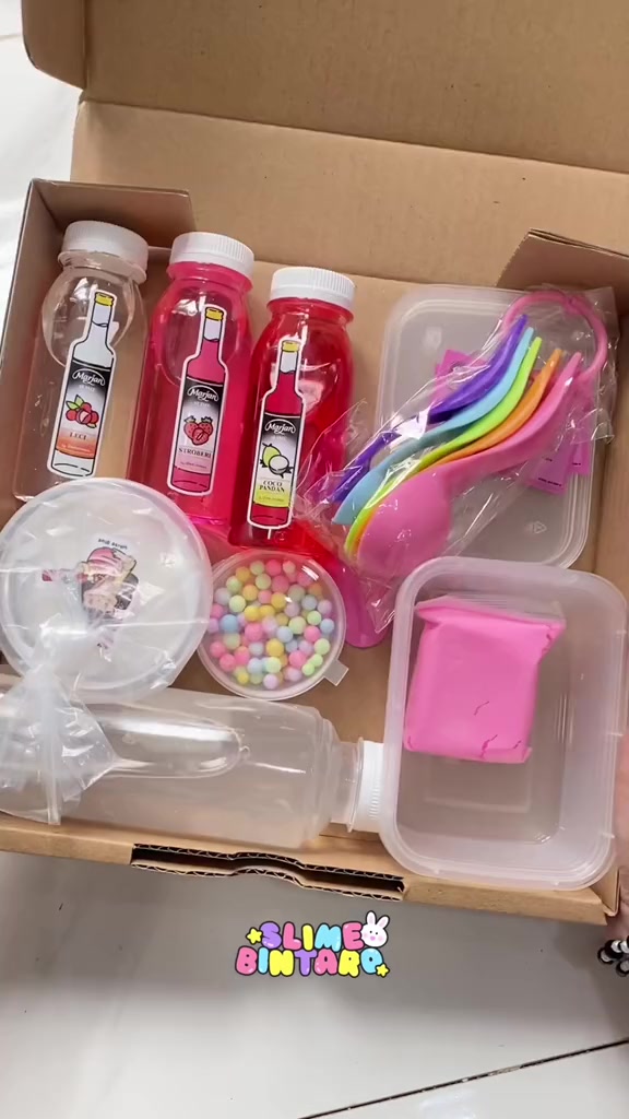 Jual SLIME KIT MARJANN BY SLIME BINTARO || SLIME KIT TERMURAH || SLIME KIT LUCU || MAINAN ANAK ...