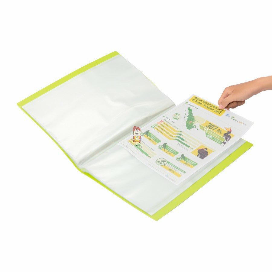 Jual Clear Holder / Display Book Folio Bantex 3187 / Map Plastik 60 lbr ...