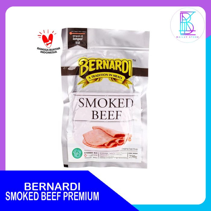 Jual Daging Asap - Bernardi Smoked Beef Premium 250 Gr/ Daging Asap ...