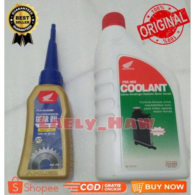 Jual AIR RADIATOR COOLANT DAN OLI GARDAN PAKET HEMAT | Shopee Indonesia