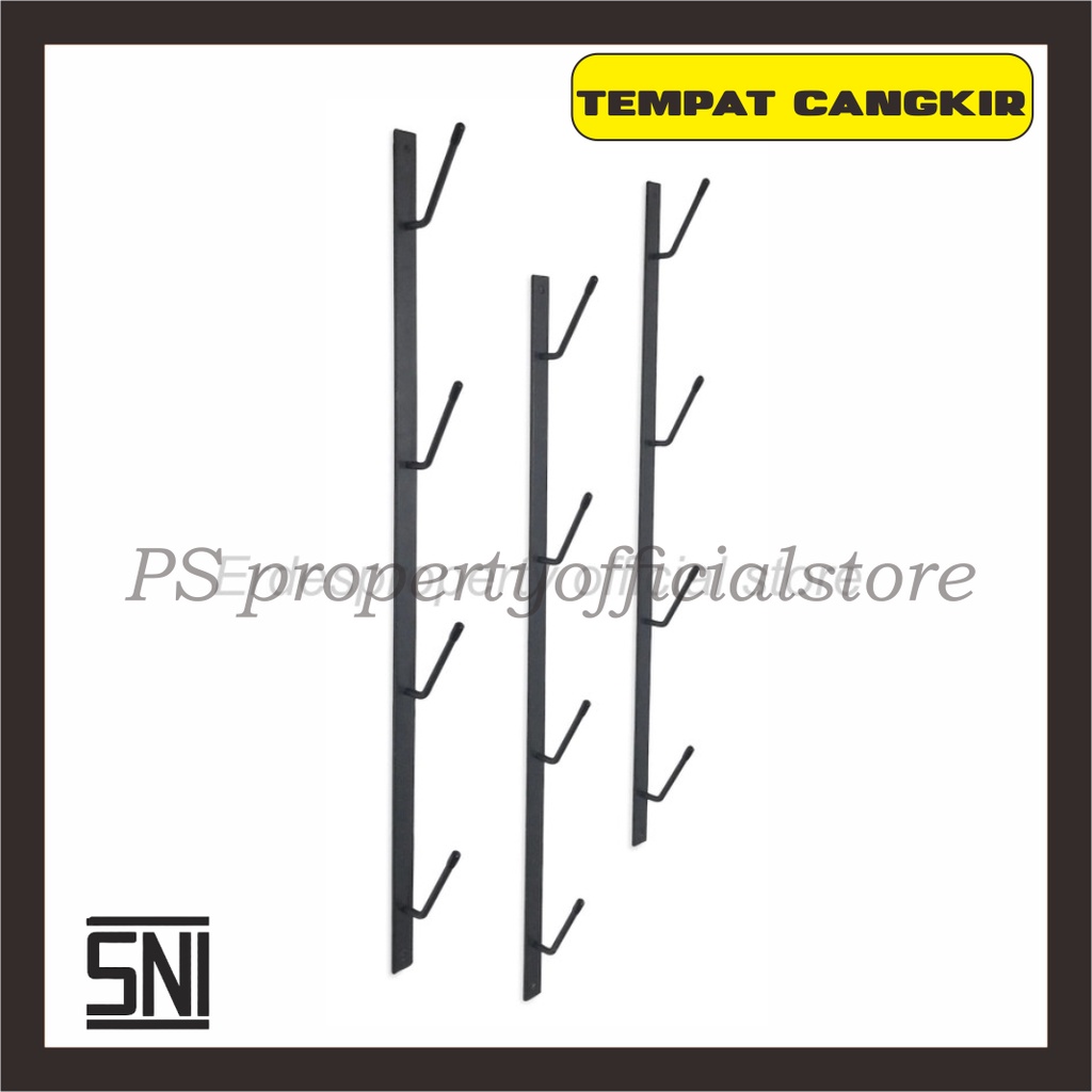 Jual Rak Gelas Dinding Rustik / Rak Dapur / Tempat Cangkir / Tempat Gelas Cantolan Gelas ...