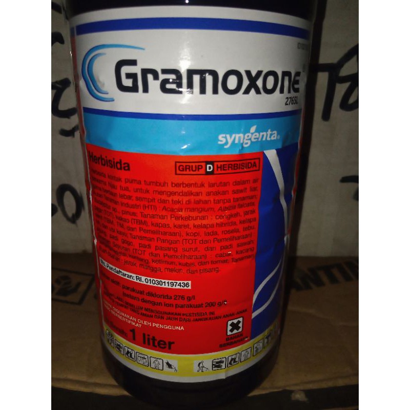 Jual Gramoxone 1liter herbisida kontak gramokson gramason gramoxon ...
