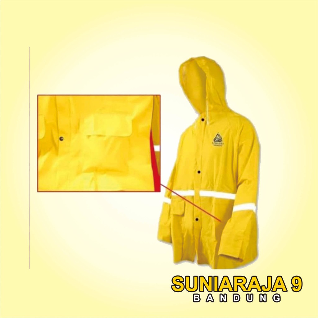 Jual Raincoat Warna Kuning Samudra /Jas Hujan Samudra Gosave | Shopee ...