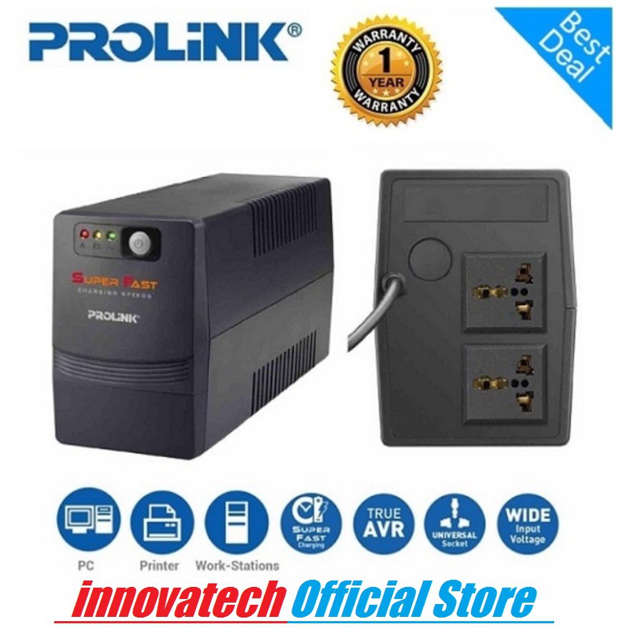 Jual UPS PROLINK PRO700SFC PRO700 650VA | Shopee Indonesia