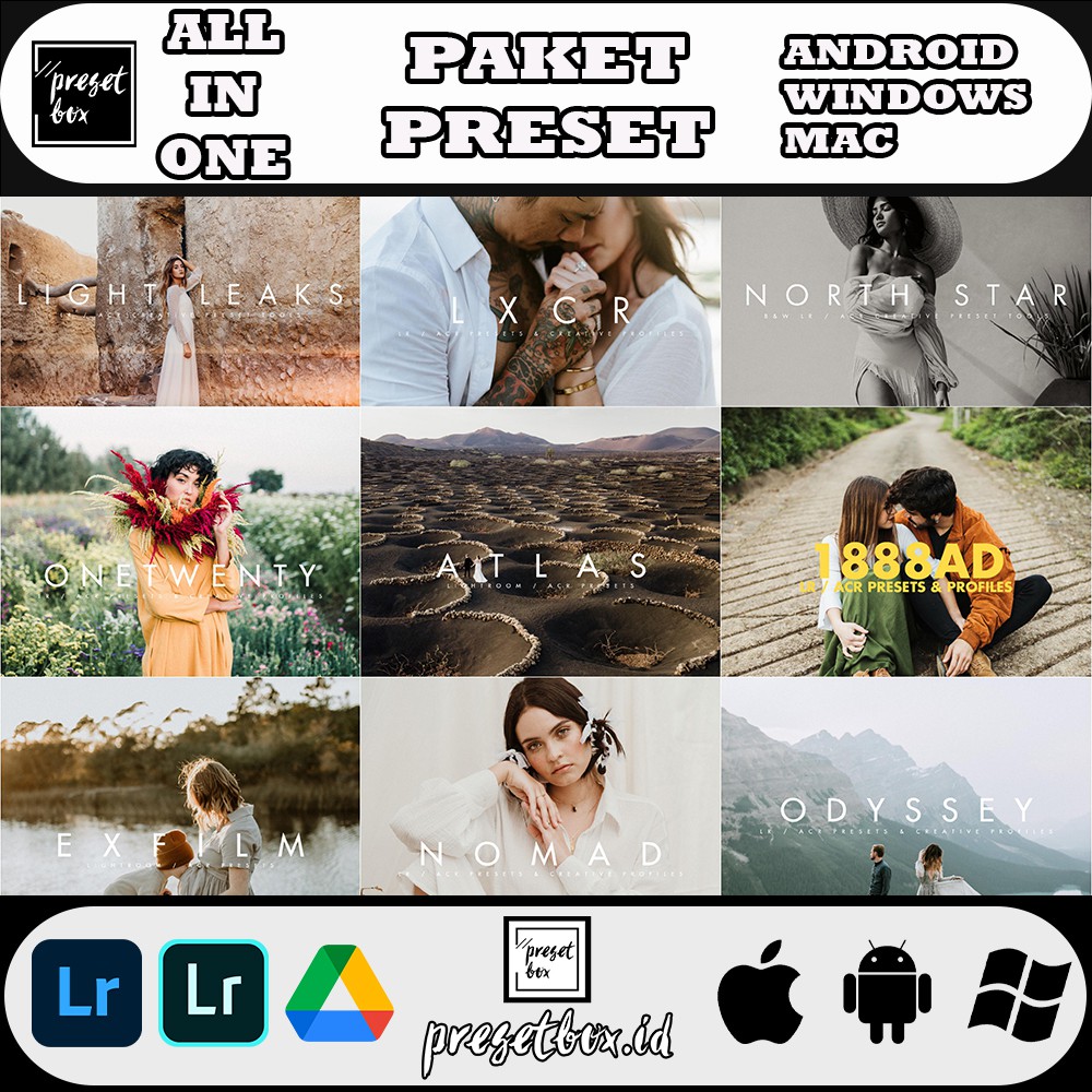 Jual Koleksi Semua Preset Tribe Archipelago Full Set Android Windows Mac | Shopee Indonesia
