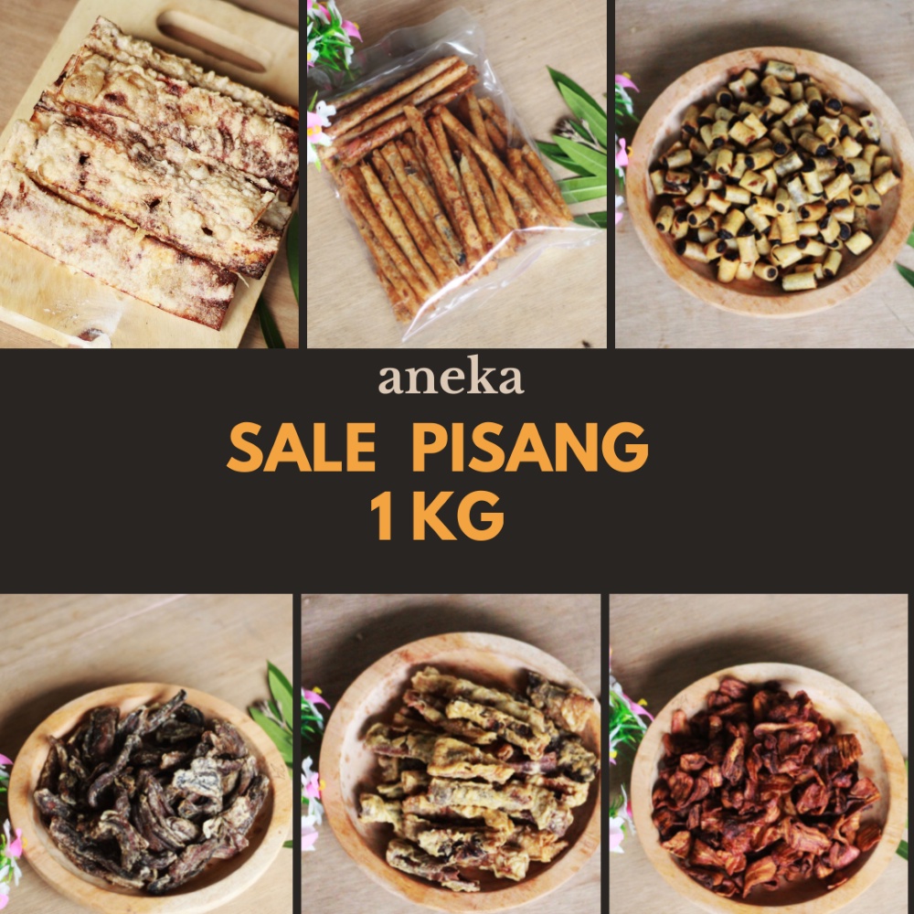Jual Aneka Sale Pisang 1kg Makanan Ringan Kiloan Oleh oleh Bandung ...