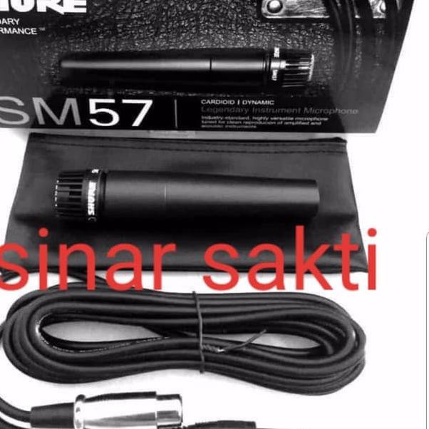 Jual Mic kabel shure SM 57 ( Instrument ) | Shopee Indonesia