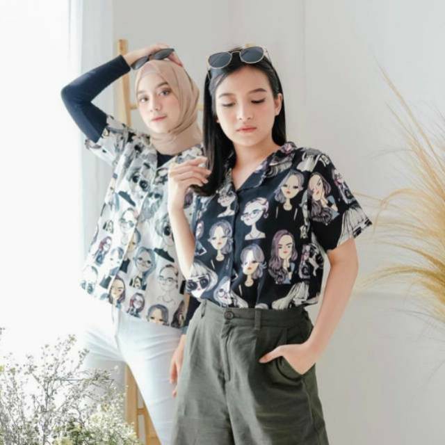 Jual Kemeja RETRO VINTAGE Original (Lengan Pendek) | Shopee Indonesia