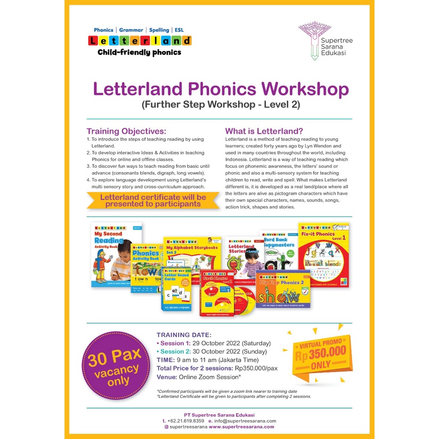 Jual Letterland Phonics Workshop Level 2 | Shopee Indonesia