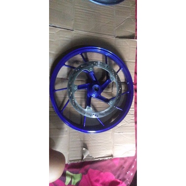 Jual velg depan satria fu / shogun sp original warna biru ukuran 140 ...