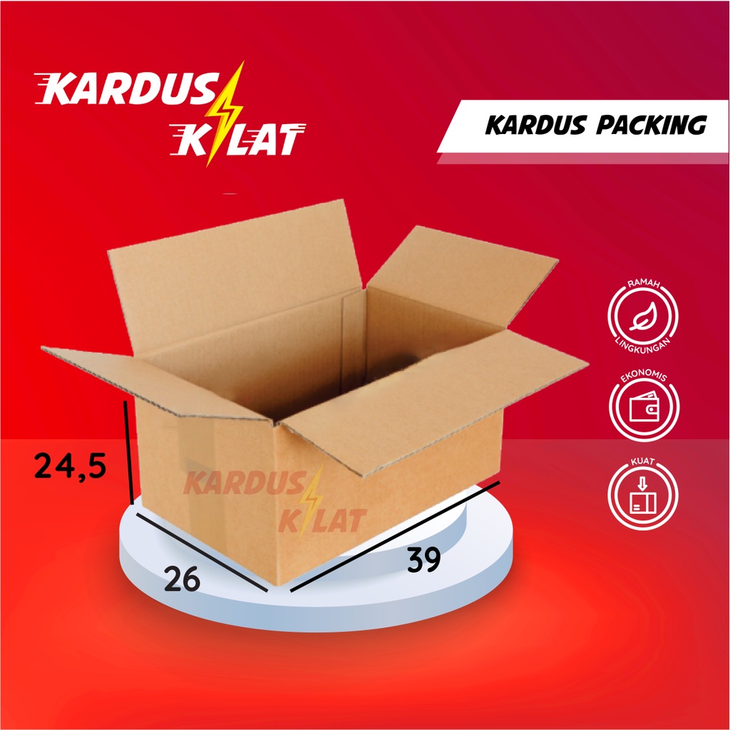 Jual Kardus Packing 39x26x24,5 - Karton Box Dus Packaging Besar Jumbo ...