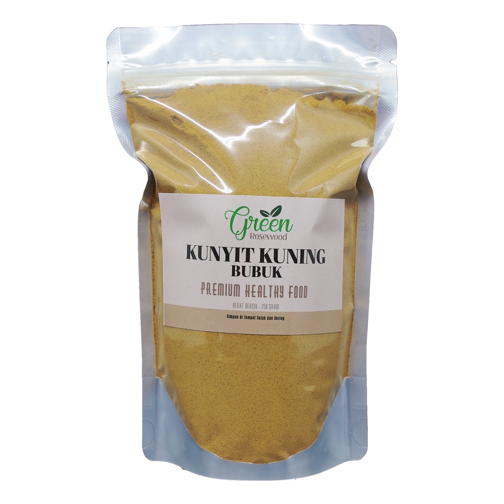 Jual KUNYIT KUNING BUBUK 250 GRAM MURNI PREMIUM ASLI TANPA CAMPURAN 250 ...