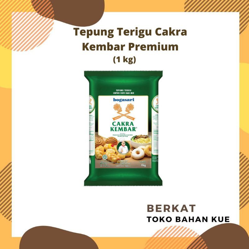 Jual Tepung terigu Cakra Kembar Premium 1kg | Shopee Indonesia