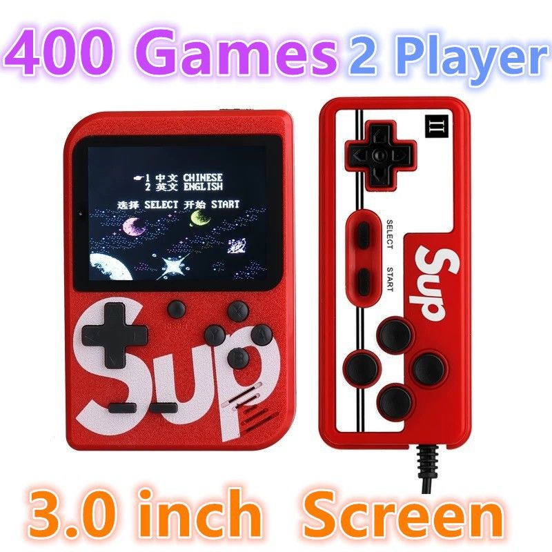 Jual Mainan Gameboy Retro Mini Game 400 in 1 SUP Plus Game Box Portable ...