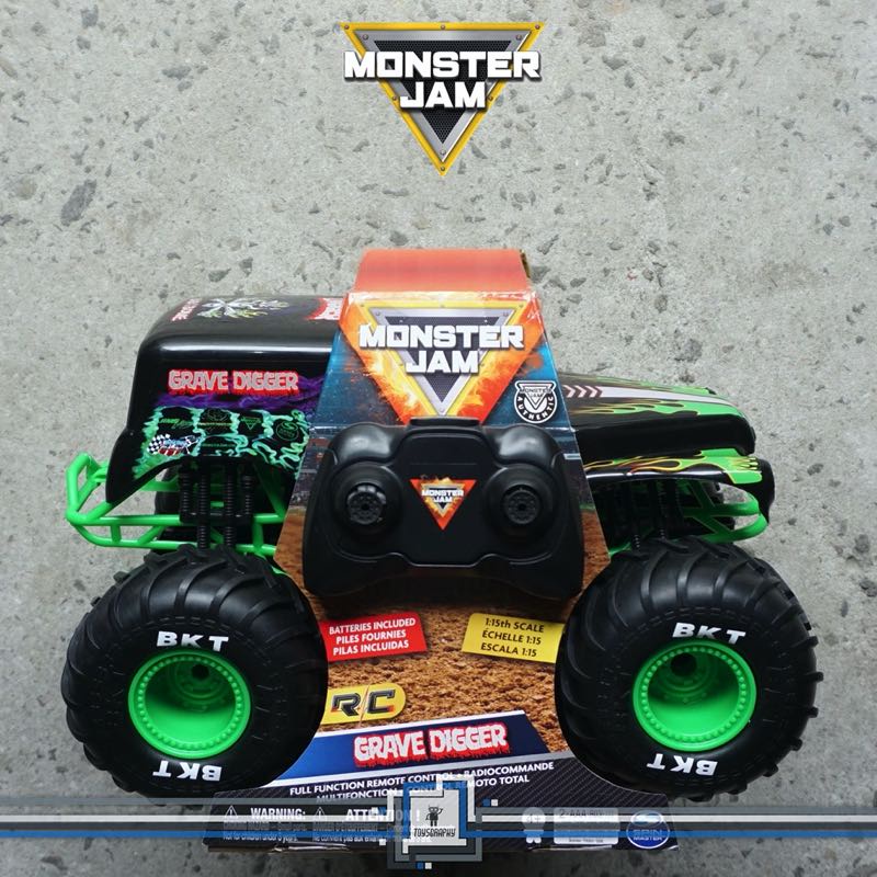 Jual Monster Jam RC GRAVE DIGGER Remote Control Monster Truck 115 ...