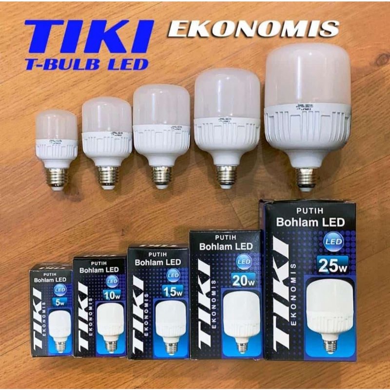 Jual Tiki Lampu LED Ekonomis Kapsul Capsule Putih 5W 10W 15W 20W 30W ...