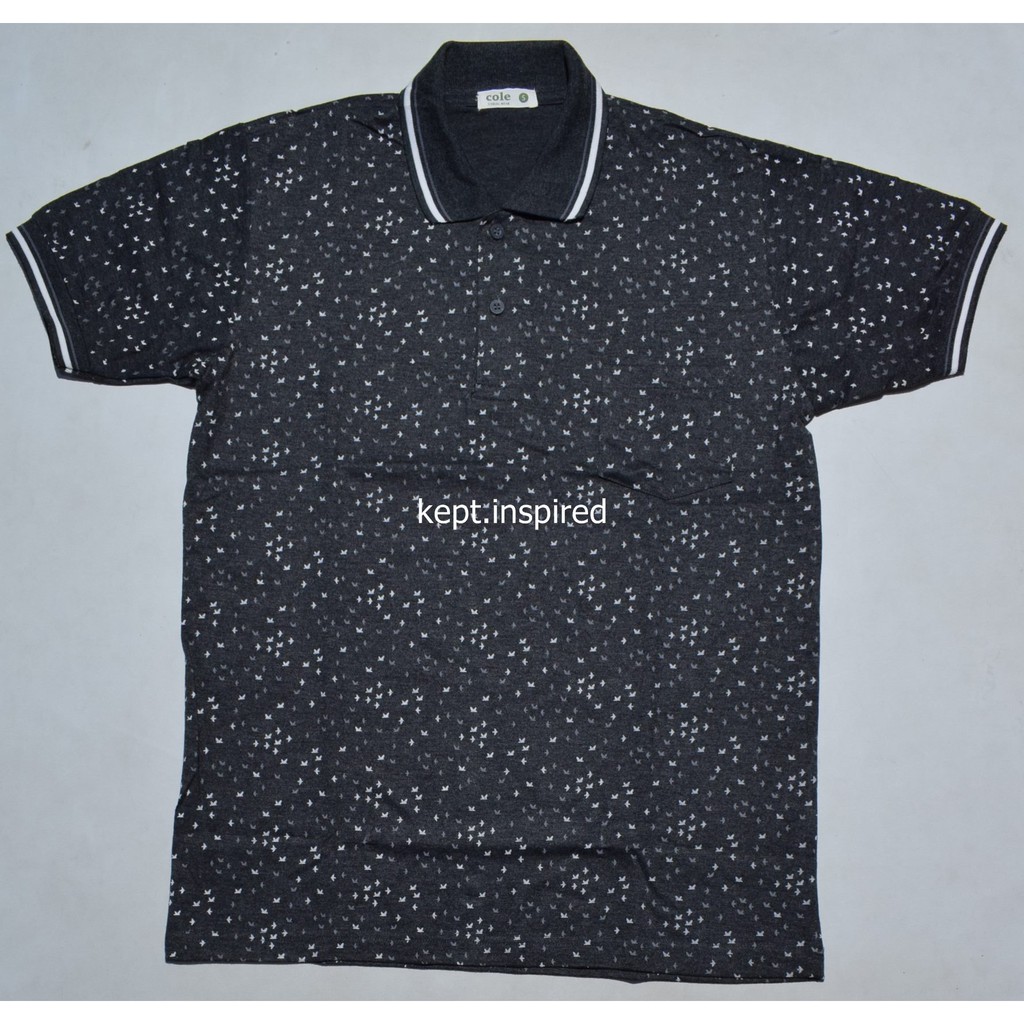 Jual COLE Baju Polo Pria Lengan Pendek Abu Reguler QTS 60 ORIGINAL ...