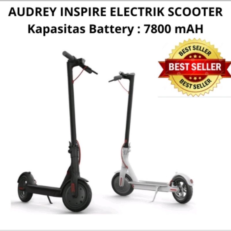 Jual Audrey Inspire Electric scooter 7800mah | Shopee Indonesia