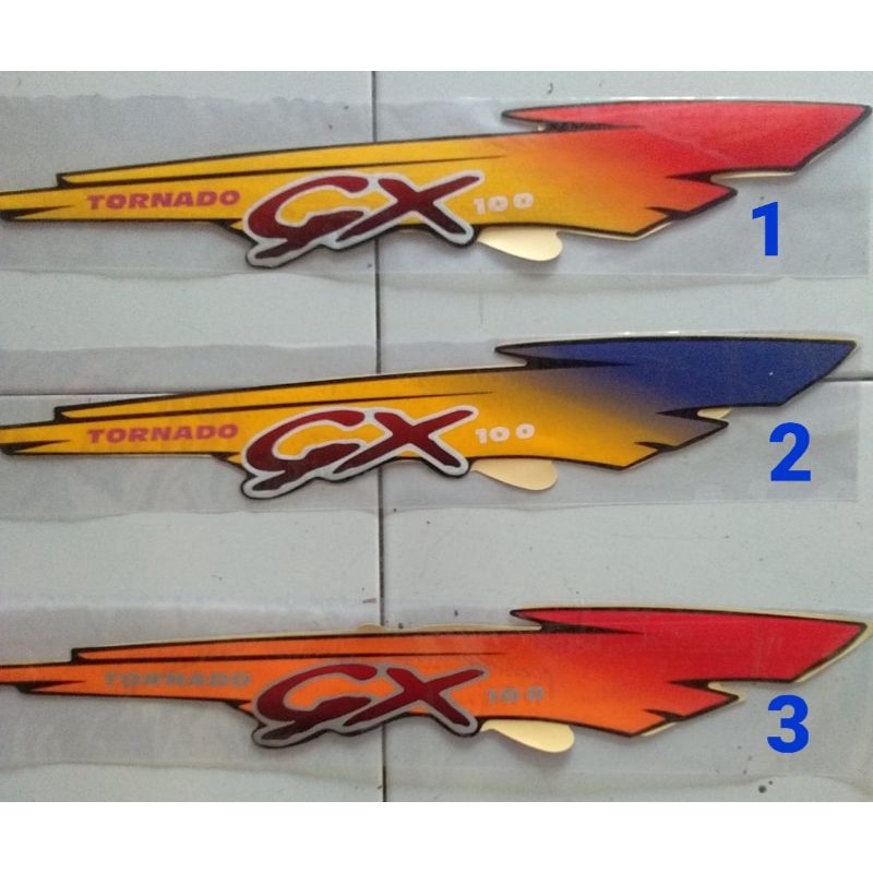Jual sticker striping Tornado GX 100 96 | Shopee Indonesia