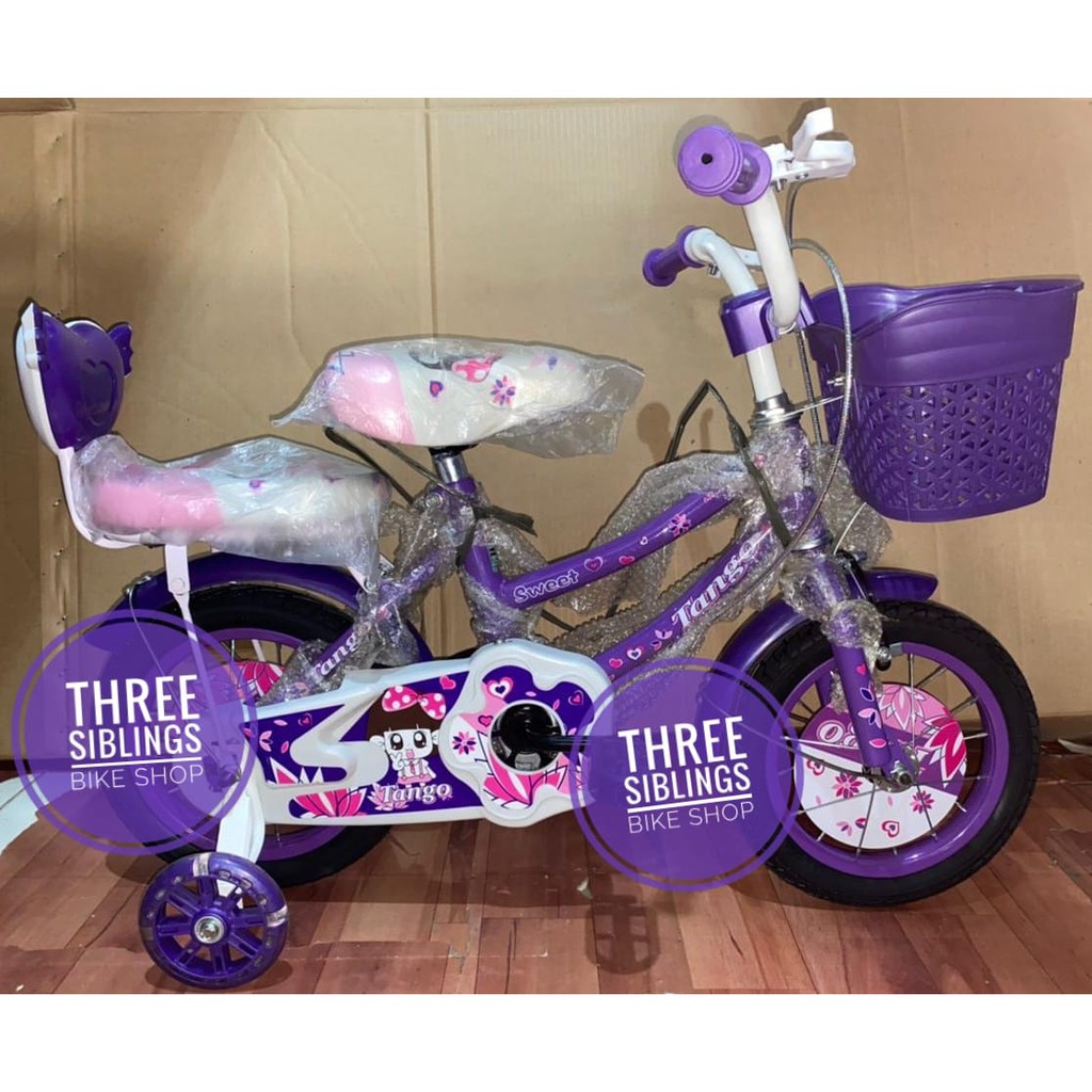 Jual SEPEDA MINI ANAK TANGO 3016 12 INCH WARNA UNGU | Shopee Indonesia