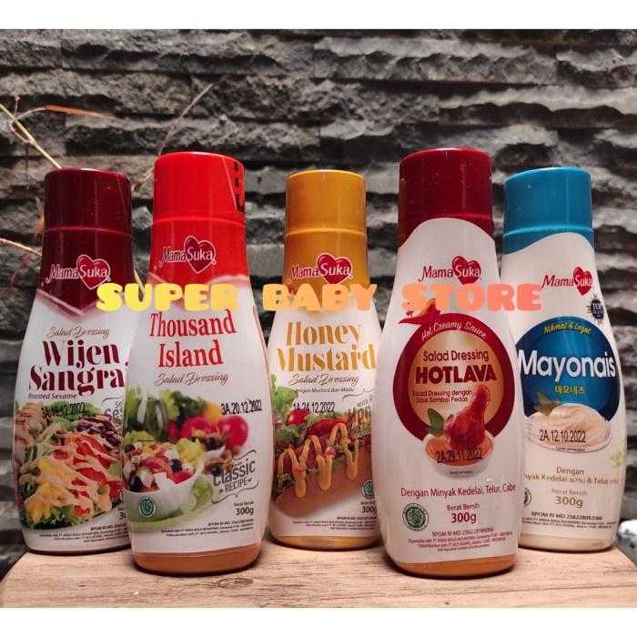 Jual MamaSuka Mayonaise/Roasted Sesame/ Thousand Island/Honey Mustard ...