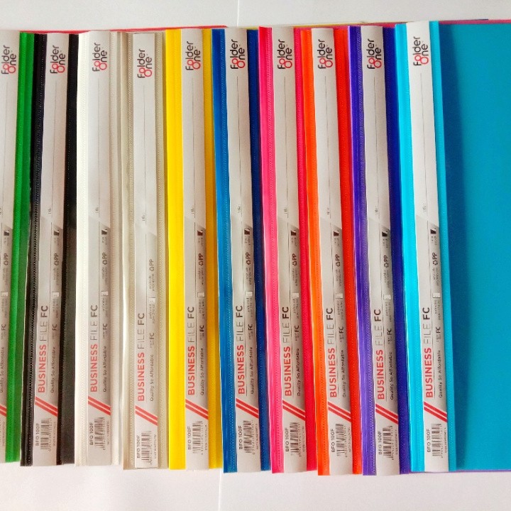 Jual Map business file Folio / F4 merk folder one /map plastik - Hitam ...